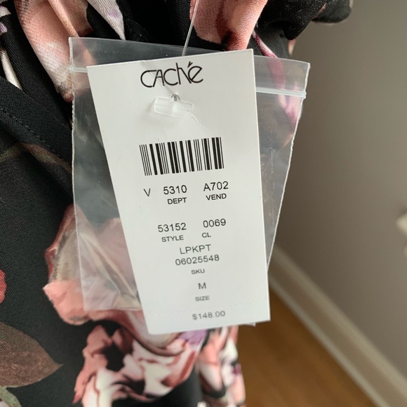 Cache | Dresses | Cach Brand Floral Wrap Dress Nwt | Poshmark